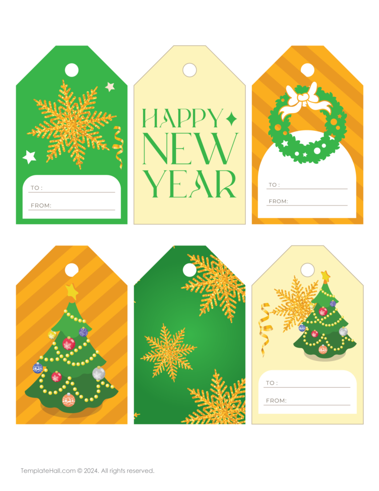 10+ Christmas Gift Tag Templates [Free PDF and AI Download]