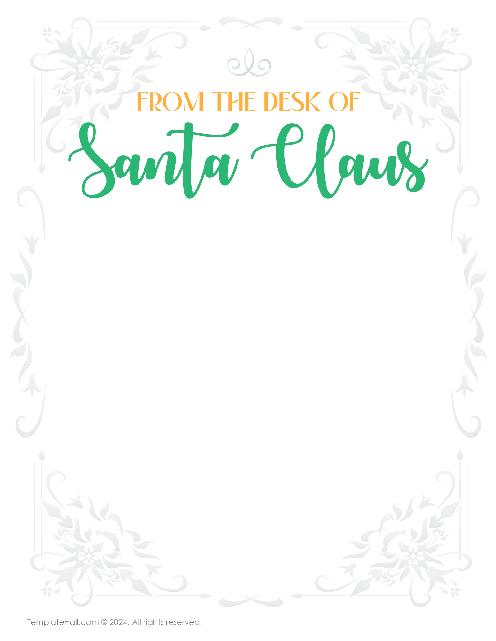 12 Printable Letter from Santa Templates [Free PDF & AI Formats]