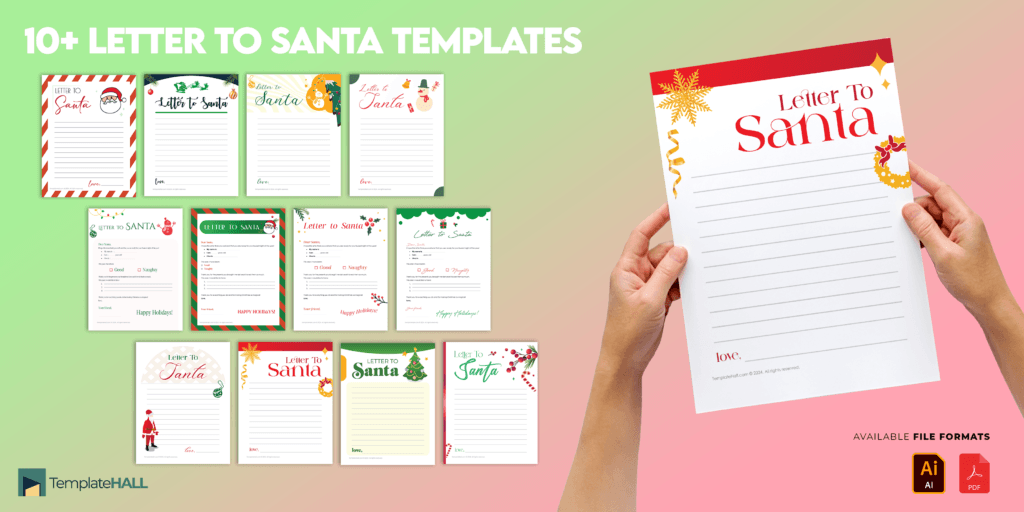 10+ Letter to Santa Templates [Free PDF Download]