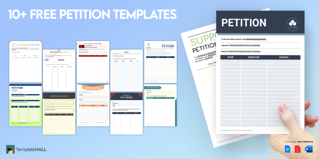 10+ Free Petition Templates [Word, Google Doc, PDF]