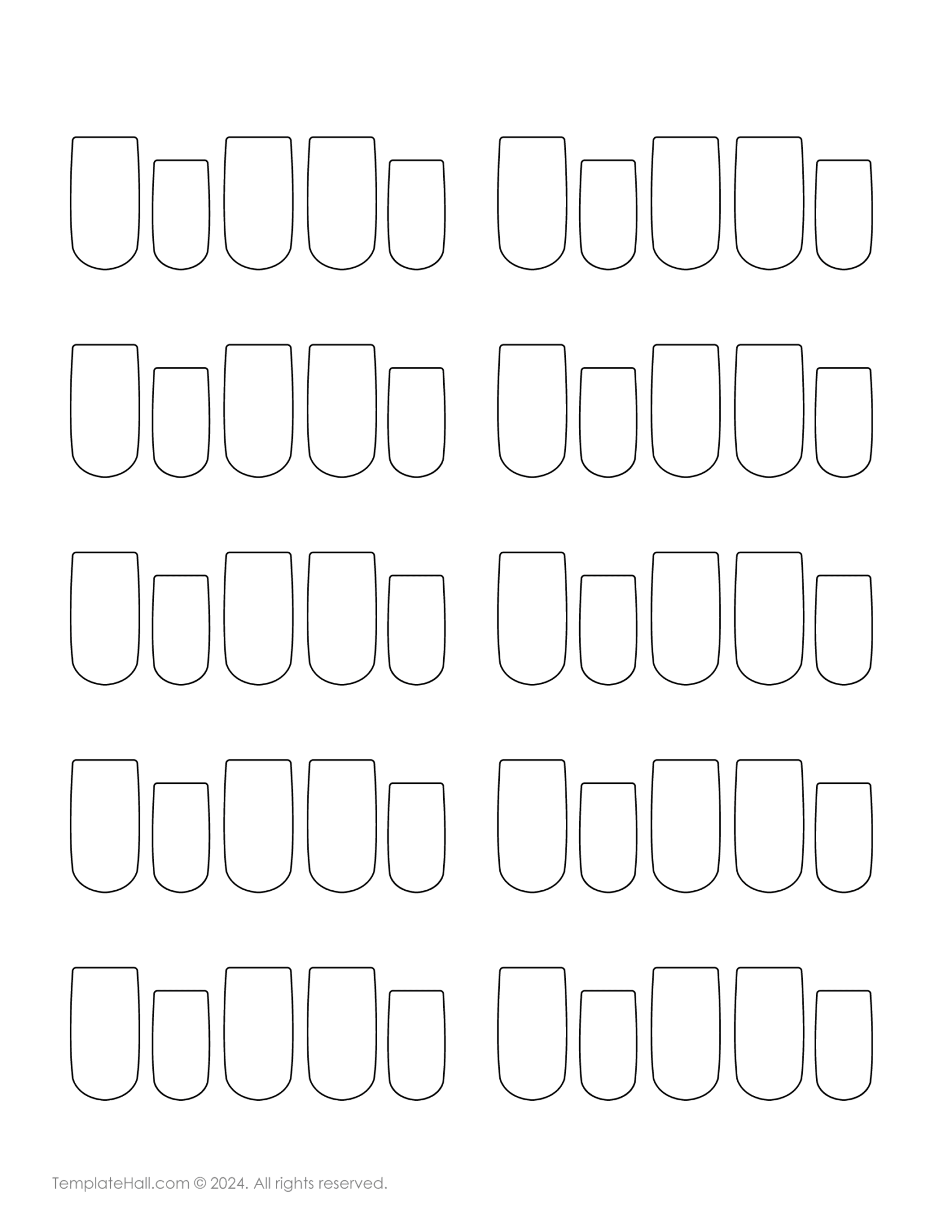 11+ Printable Nail Art Templates [PDF Download]
