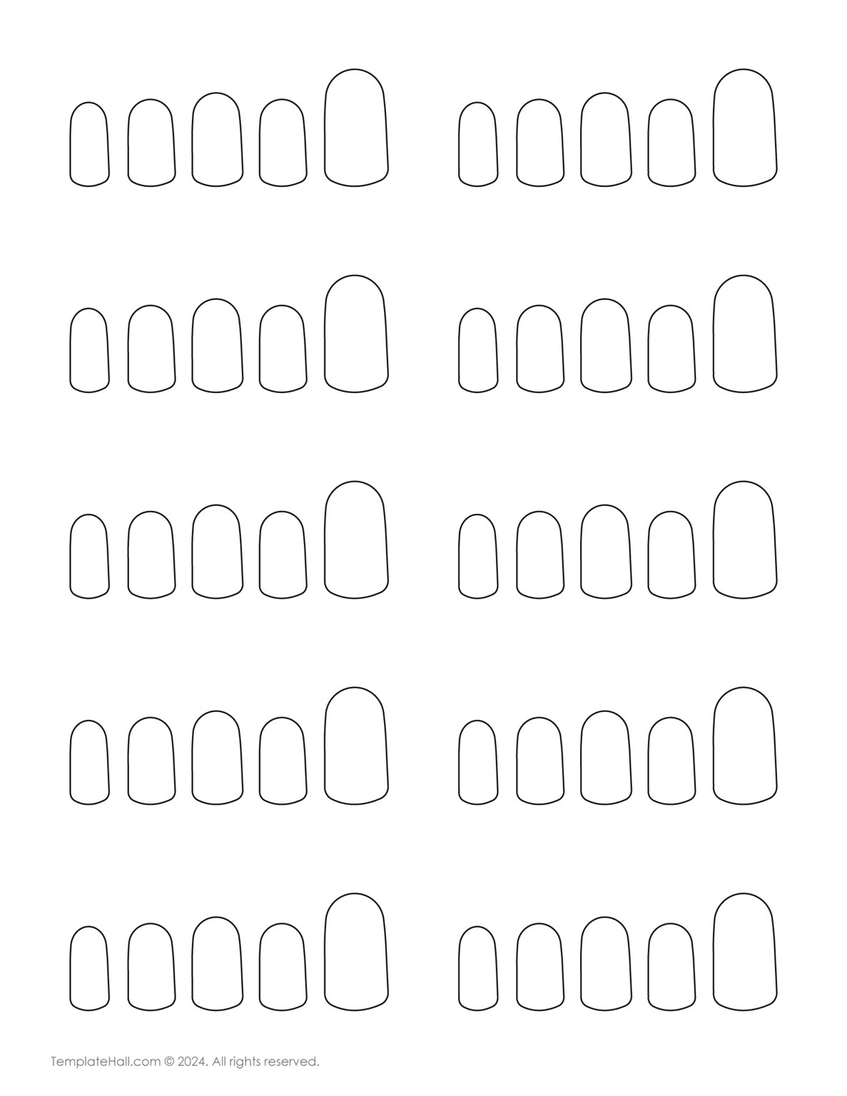 11+ Printable Nail Art Templates [PDF Download]