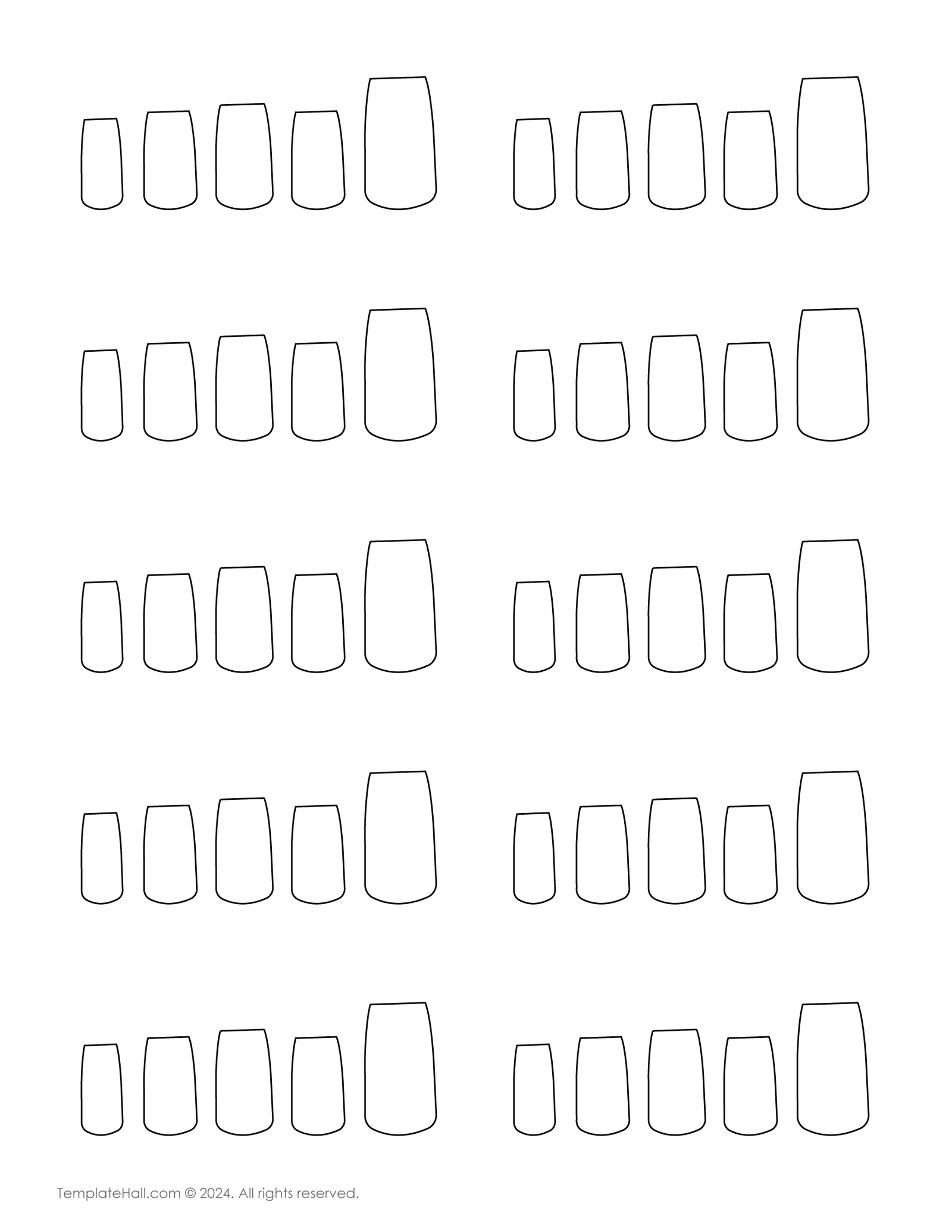 11+ Printable Nail Art Templates [PDF Download]