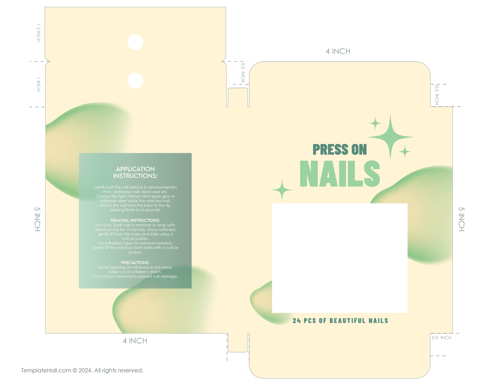 9+ Press-On Nail Box Packaging [Free PDF & AI Templates]