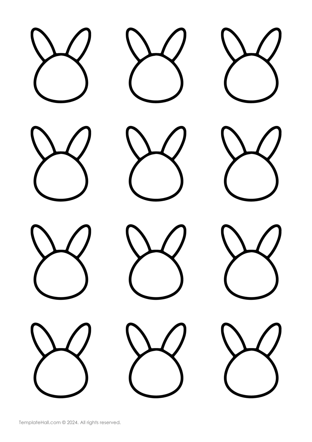 Free Printable Easter Macaron Templates [PDF Download]