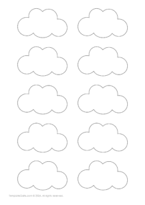 Free Cloud Macaron Template: Bake Like a Pro