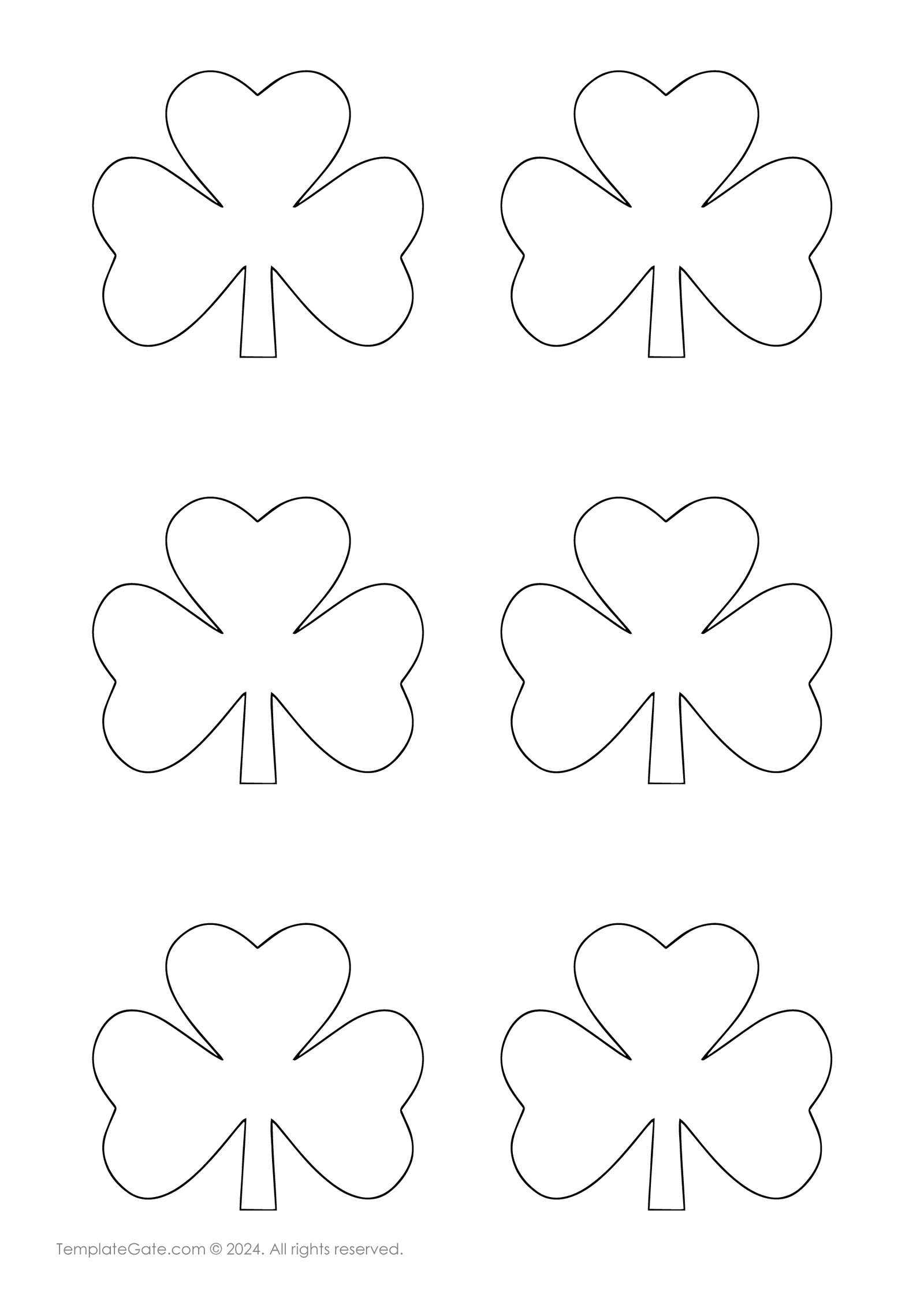 Shamrock Macaron Template– PDF for Perfectly Shaped Macarons